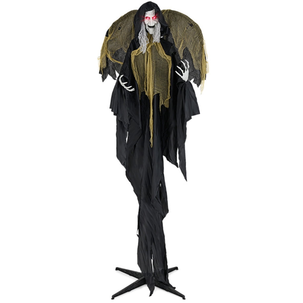 8.2 Ft Halloween Decoration Standing Witch,Life-Size Halloween Haunted ...