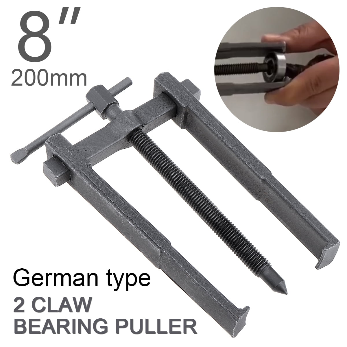 8'' 2 Jaw Bearing Puller Bushing Gear Extractor Car Motorcycle Remover ...