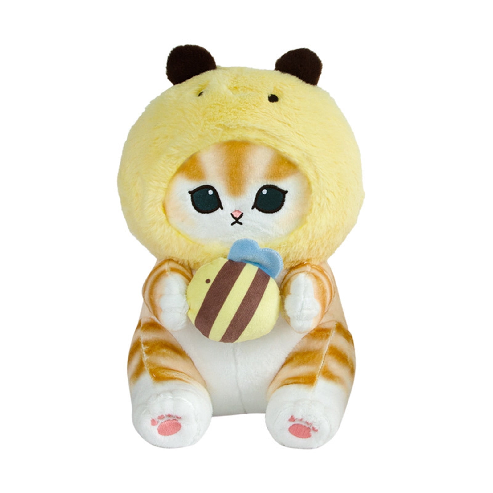 8.2" Mofusand Cat Plush Toy, Cute Cat Stuffed Animal Toy, Bee Cat Plush ...