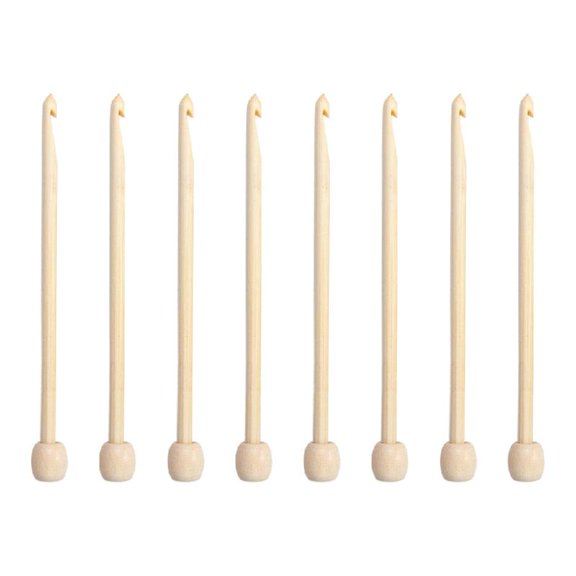 ZUARFY 7 Pieces Huge Plastic Handle Crochet Hooks Set Large Size 7mm ...