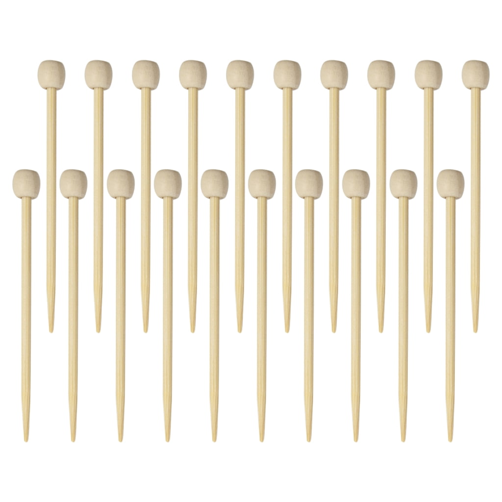 8/20 Pcs Small Bamboos Repair Needle Knitting Needle Crochet Hook ...