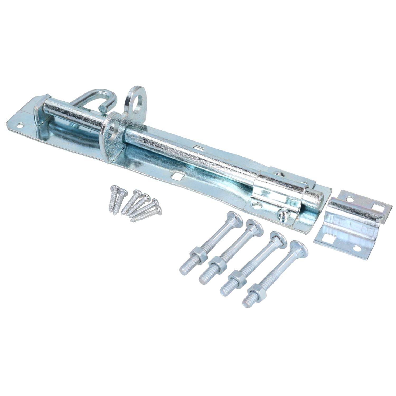 8" / 200mm Galvanised Brenton Bolt Sliding Lock Gate Shed Door Padbolt & Fixings - Walmart.com