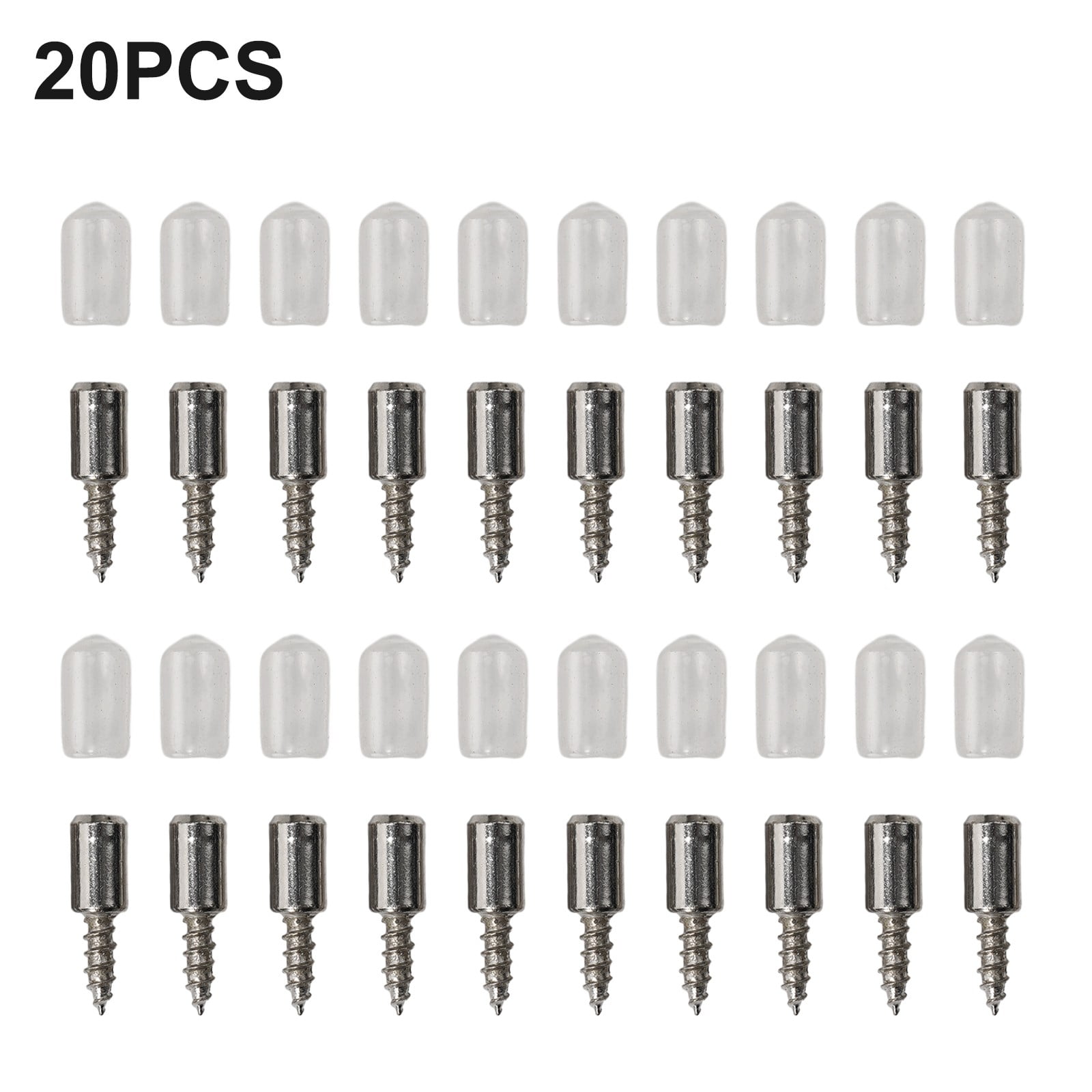 8/20PCS Bracket Nail Self-tapping Integrated Screw Laminate Support ...