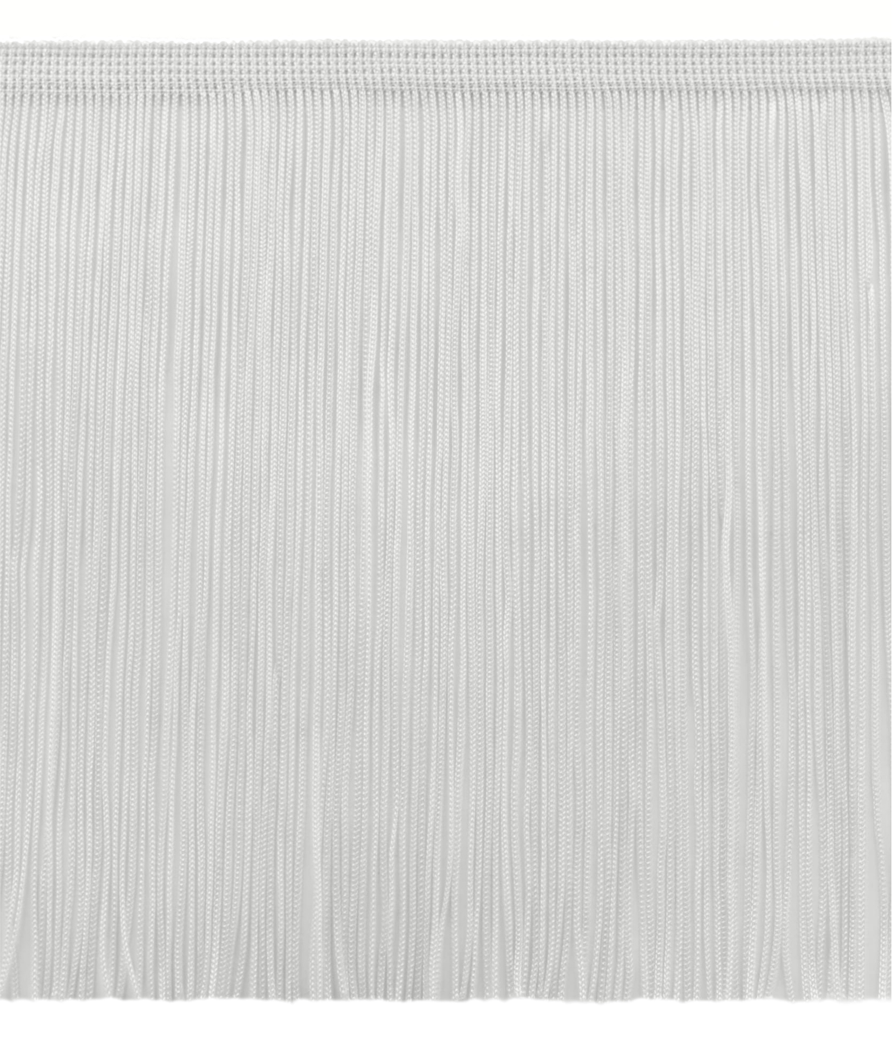 8" (20cm) Chainette Fringe Trim # CF08,, Pure White #A1 (Bright White ...