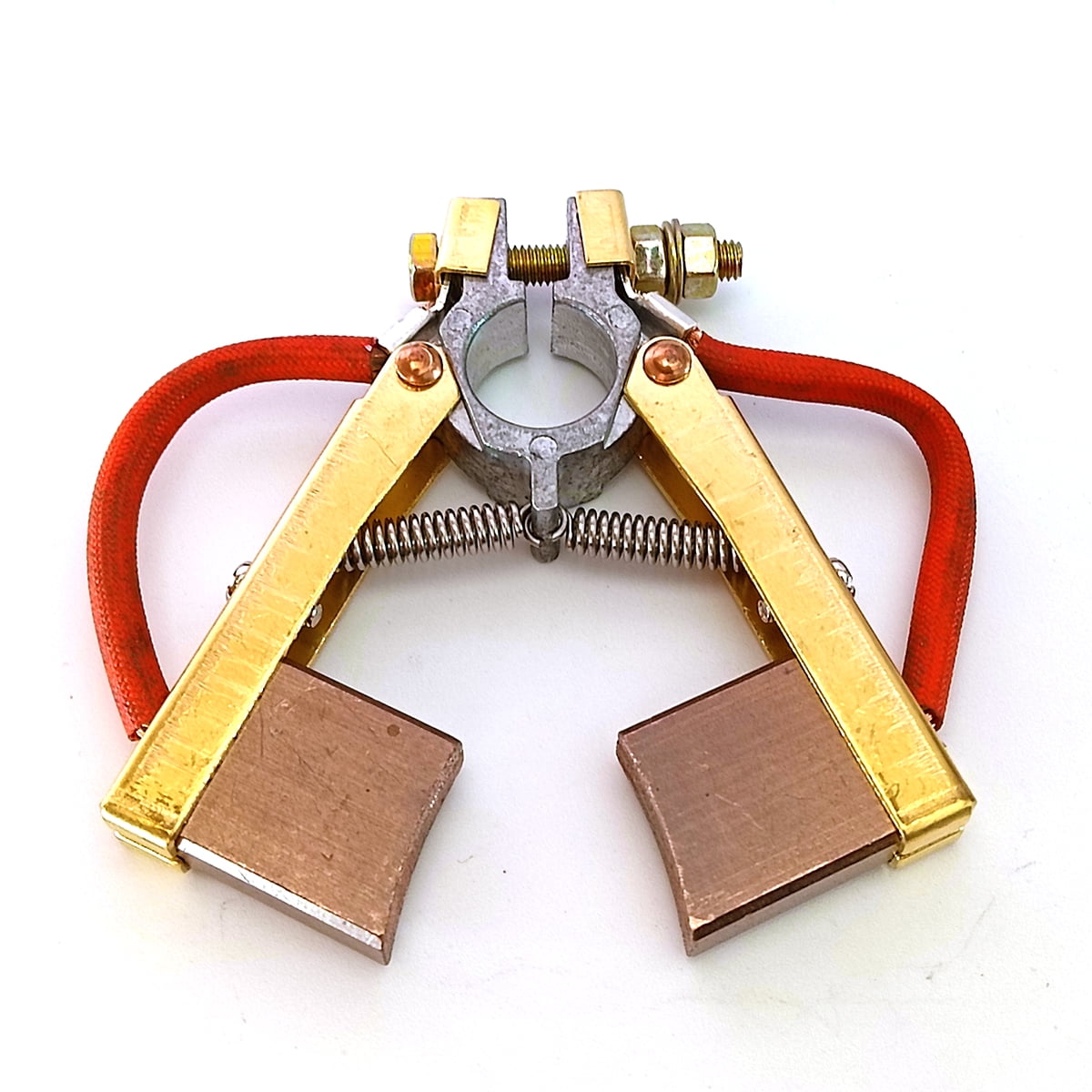 8*22 Copper Carbon Brush + V-shape Copper Holder for Electric Machinery ...