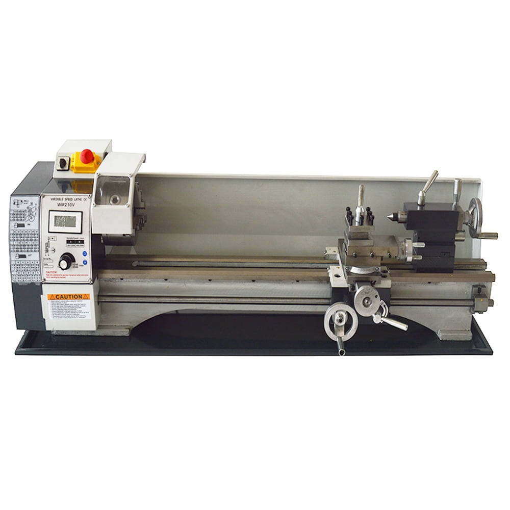 8*24" Metric Precision Metal Bench Lathe Mini Metal Drilling Machine ...