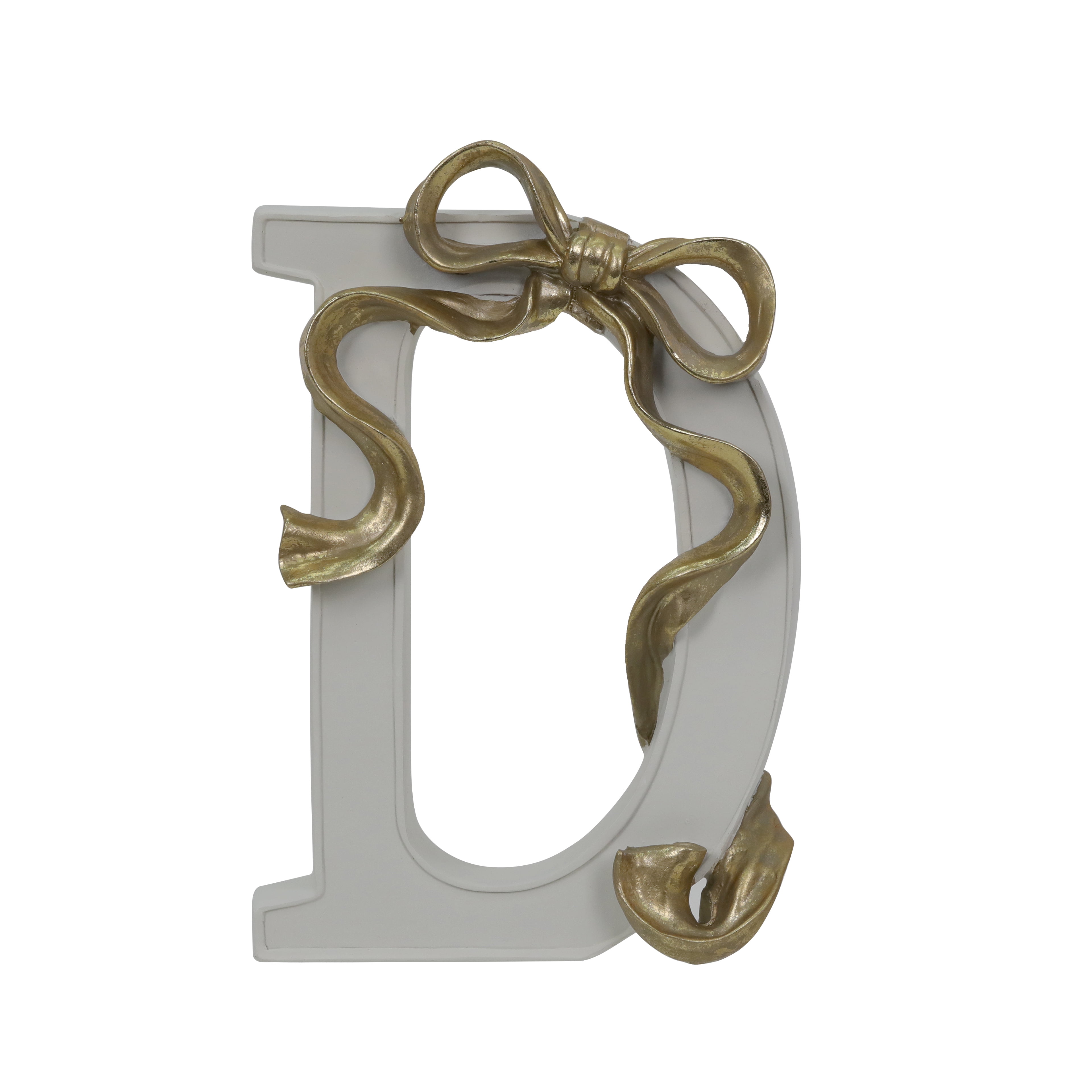8.25" Gold Bow Monogram Letter by Ashland® - Fall Home Decor - Walmart.com