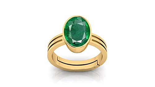 8.25 Ratti 7.00 Carat Certified Natural Emerald Panna Panchdhatu ...