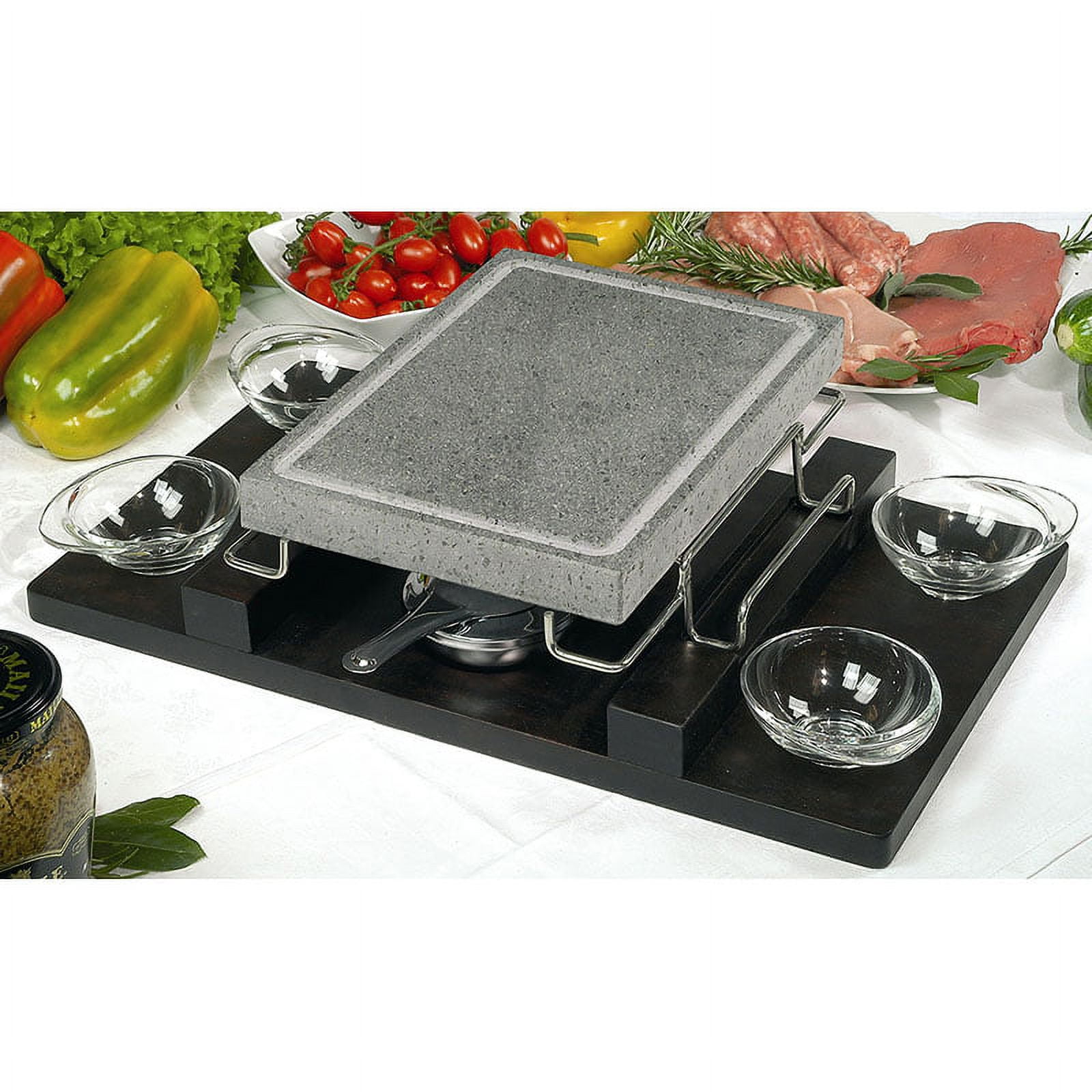 ILSA Convivio Rectangular Volcanic Cooking Stone Set - 9 Pc Baking ...