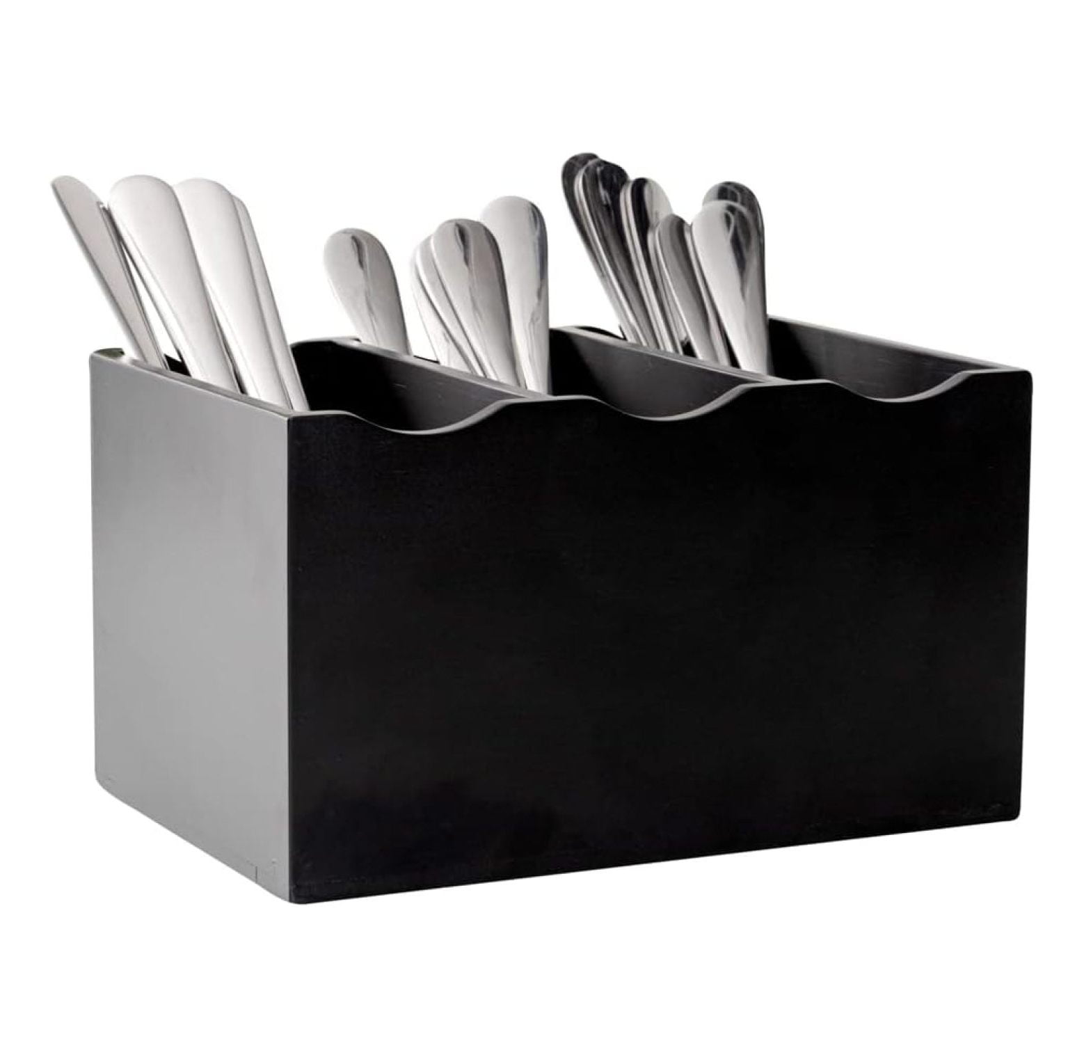 8.25 x 5.5 x 4.75 Inch Flatware Display 1 Countertop Buffet Utensil ...