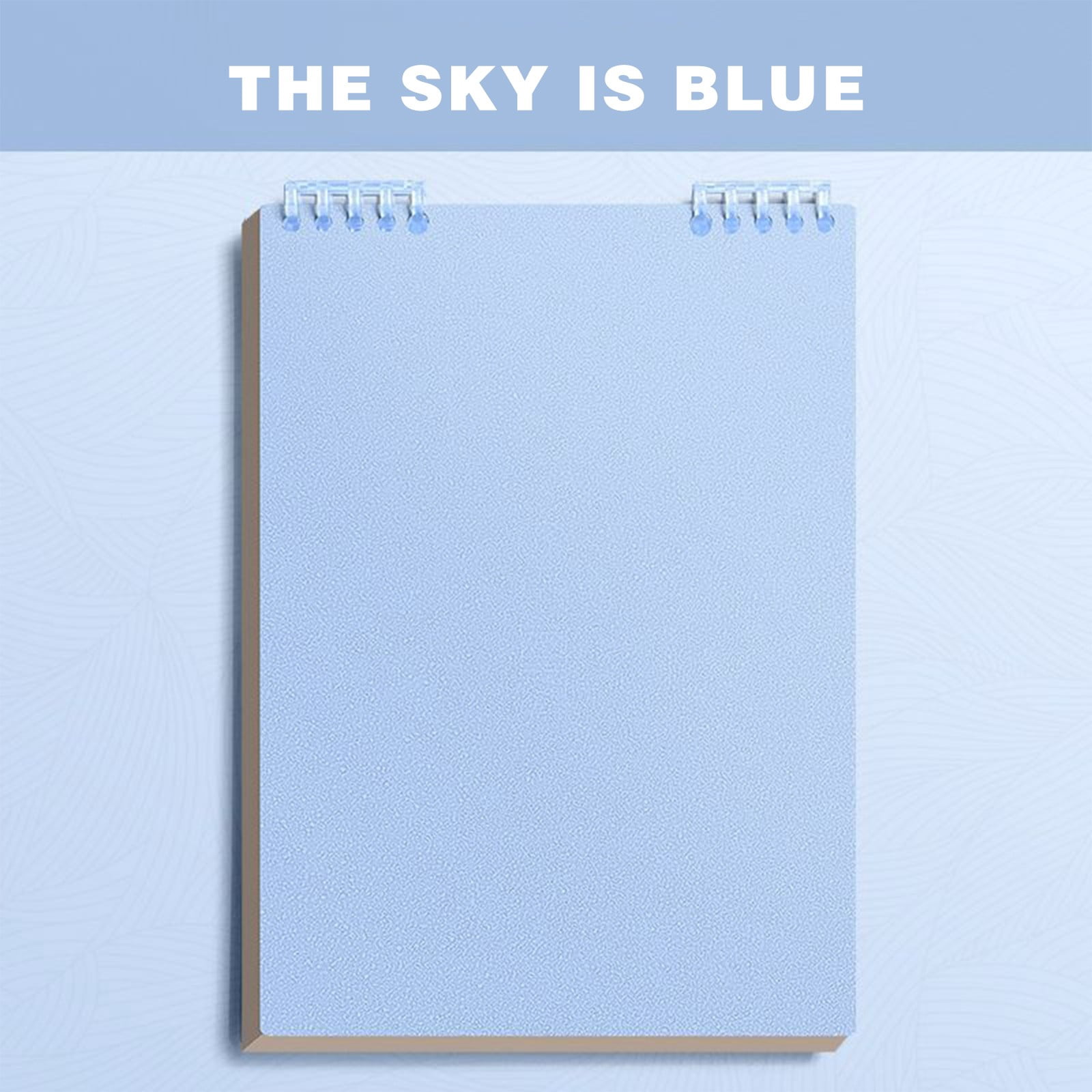 8.27 x 5.59" A5 Top Bound Spiral Notebook, Rollover Detachable Notebook ...