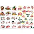 8.27x11.69 Inch Christmas Element Rub On Transfers Stickers Xmas ...
