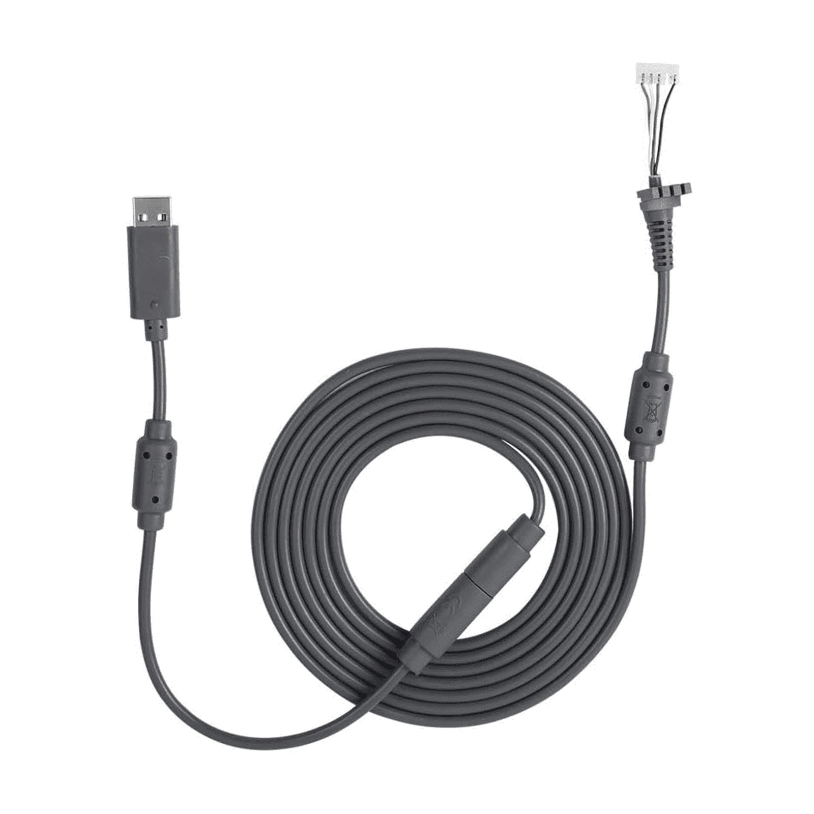 8.2FT USB 5Pin Gamepad Cable Replacement Gaming Accessories Wire with ...