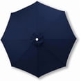 8.2ft Patio Umbrella Replacement Canopy 8 Ribs, Waterproof & Fade ...