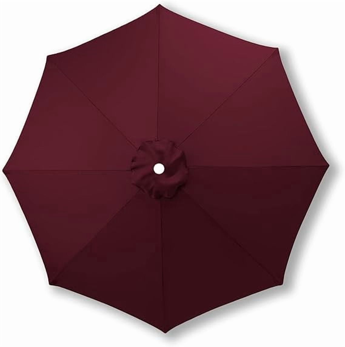 8.2ft Patio Umbrella Replacement Canopy 8 Ribs, Waterproof & Fade ...