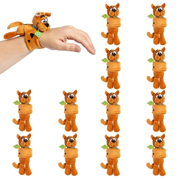 8 3/4" Scooby-Doo! Stuffed Character Hugging Slap Bracelets - 12 Pc ...