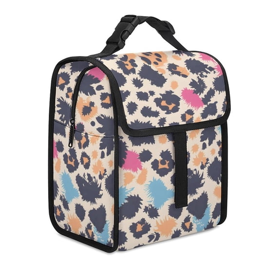8.3×9.8in Insulated Lunch Bag Leak-Proof And Easy To Clean Zipper ...
