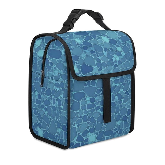 8.3×9.8in Insulated Lunch Bag Leak-Proof And Easy To Clean Zipper ...