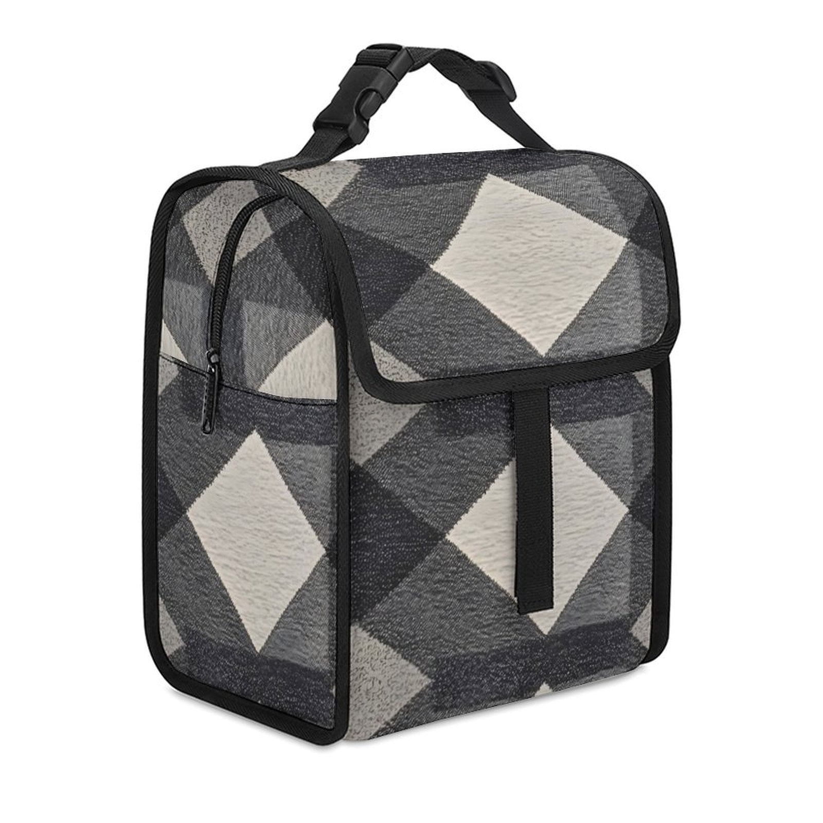 8.3×9.8in Insulated Lunch Bag Leak-Proof And Easy To Clean Zipper ...