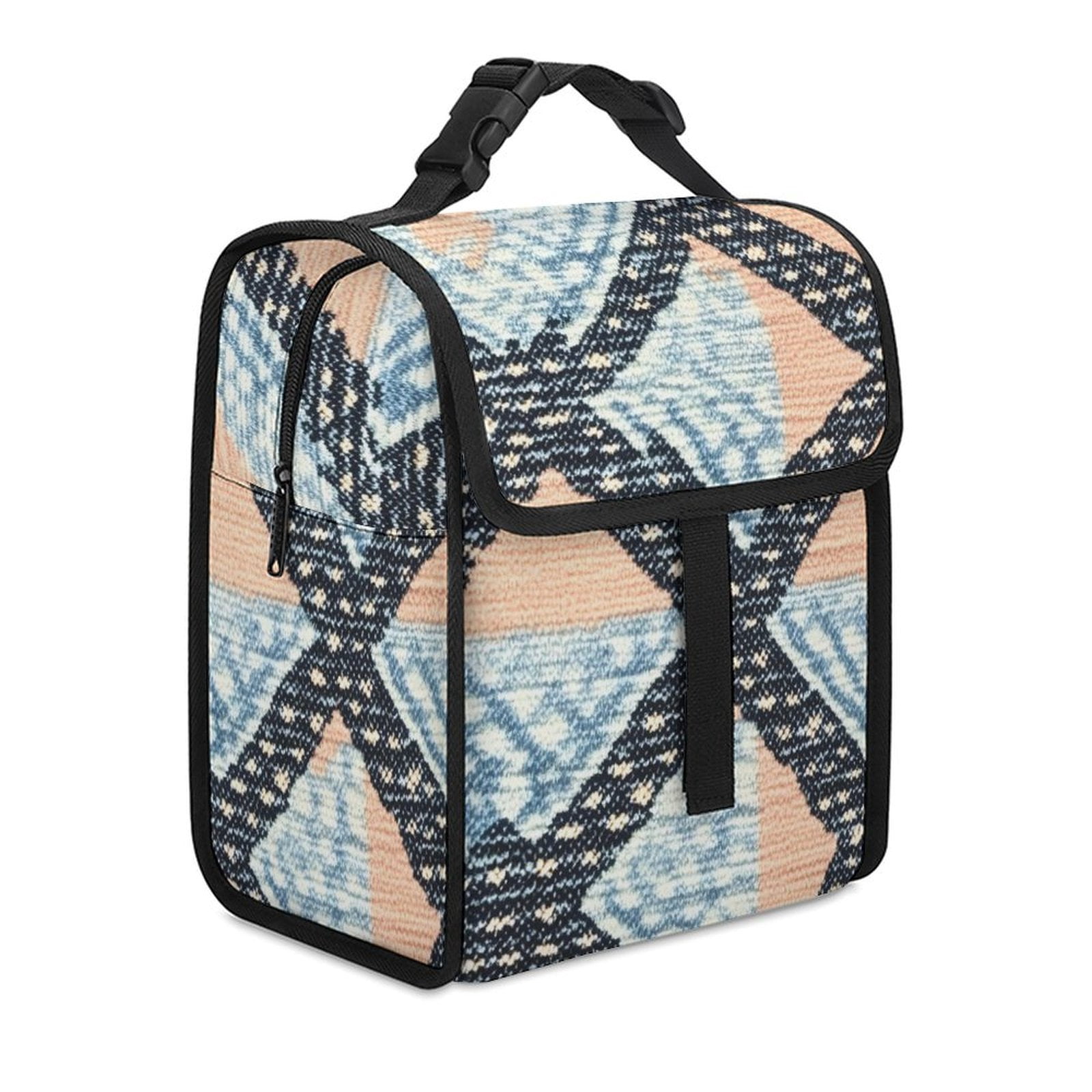 8.3×9.8in Insulated Lunch Bag Leak-Proof And Easy To Clean Zipper ...