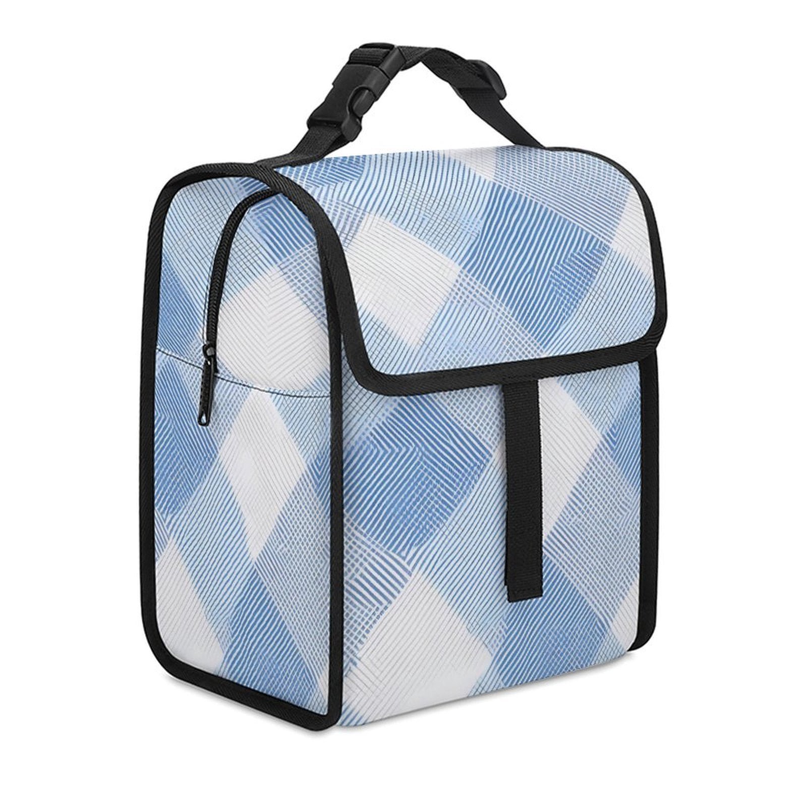 8.3×9.8in Insulated Lunch Bag Leak-Proof And Easy To Clean Zipper ...