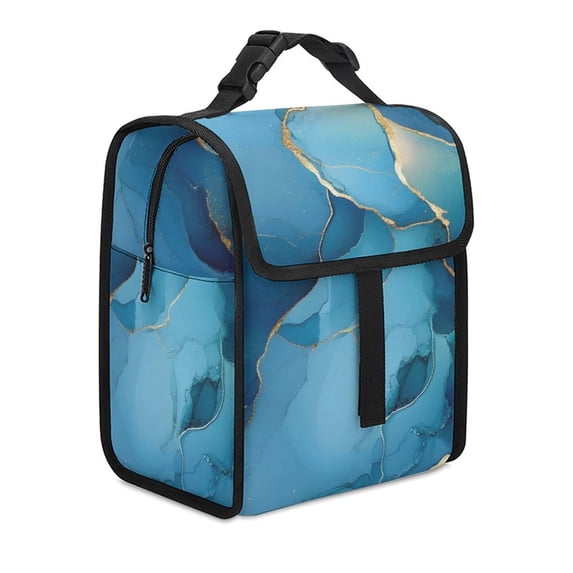 8.3×9.8in Insulated Lunch Bag Leak-Proof And Easy To Clean Zipper ...