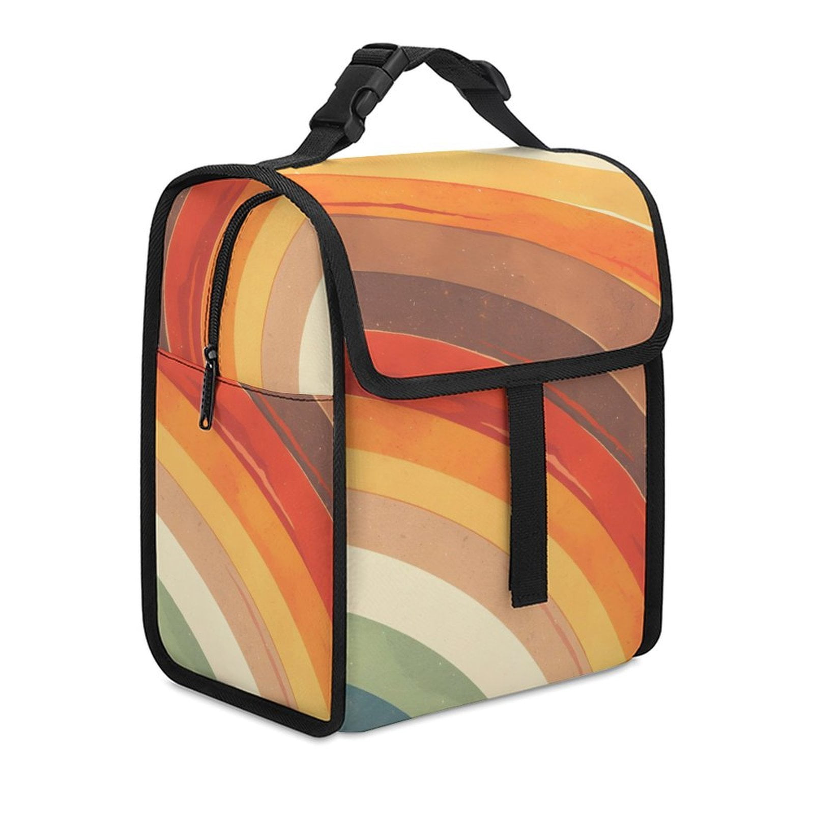 8.3×9.8in Insulated Lunch Bag Leak-Proof And Easy To Clean Zipper ...