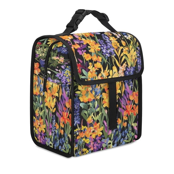 8.3×9.8in Insulated Lunch Bag Leak-Proof And Easy To Clean Zipper ...