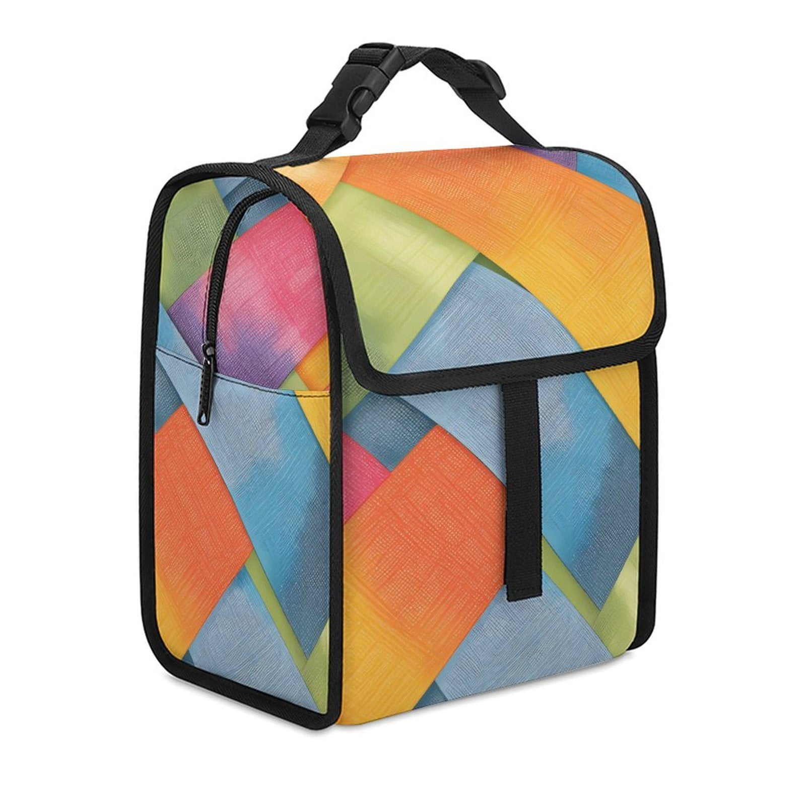 8.3×9.8in Insulated Lunch Bag Leak-Proof And Easy To Clean Zipper ...