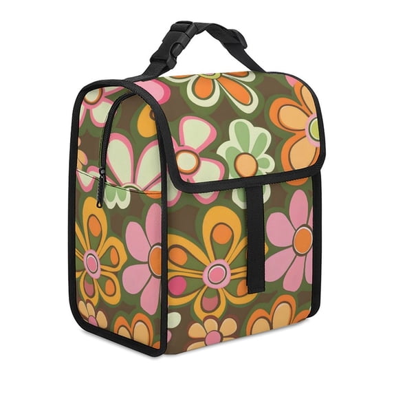 8.3×9.8in Insulated Lunch Bag Leak-Proof And Easy To Clean Zipper ...
