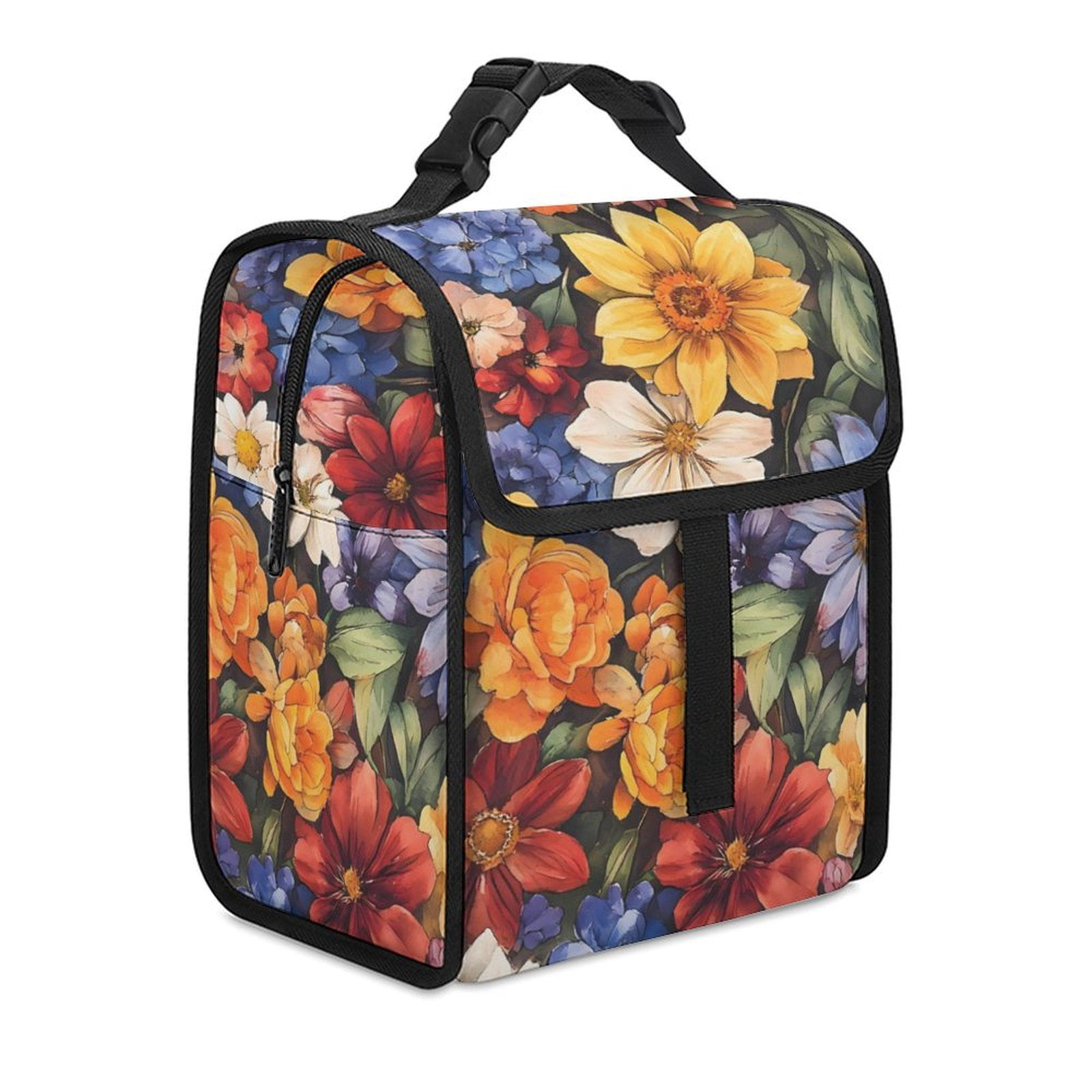 8.3×9.8in Insulated Lunch Bag Leak-Proof And Easy To Clean Zipper ...