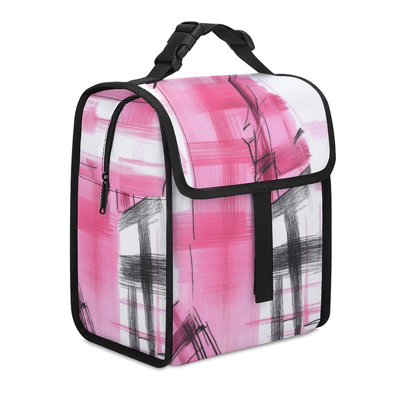8.3×9.8in Insulated Lunch Bag Leak-Proof And Easy To Clean Zipper ...