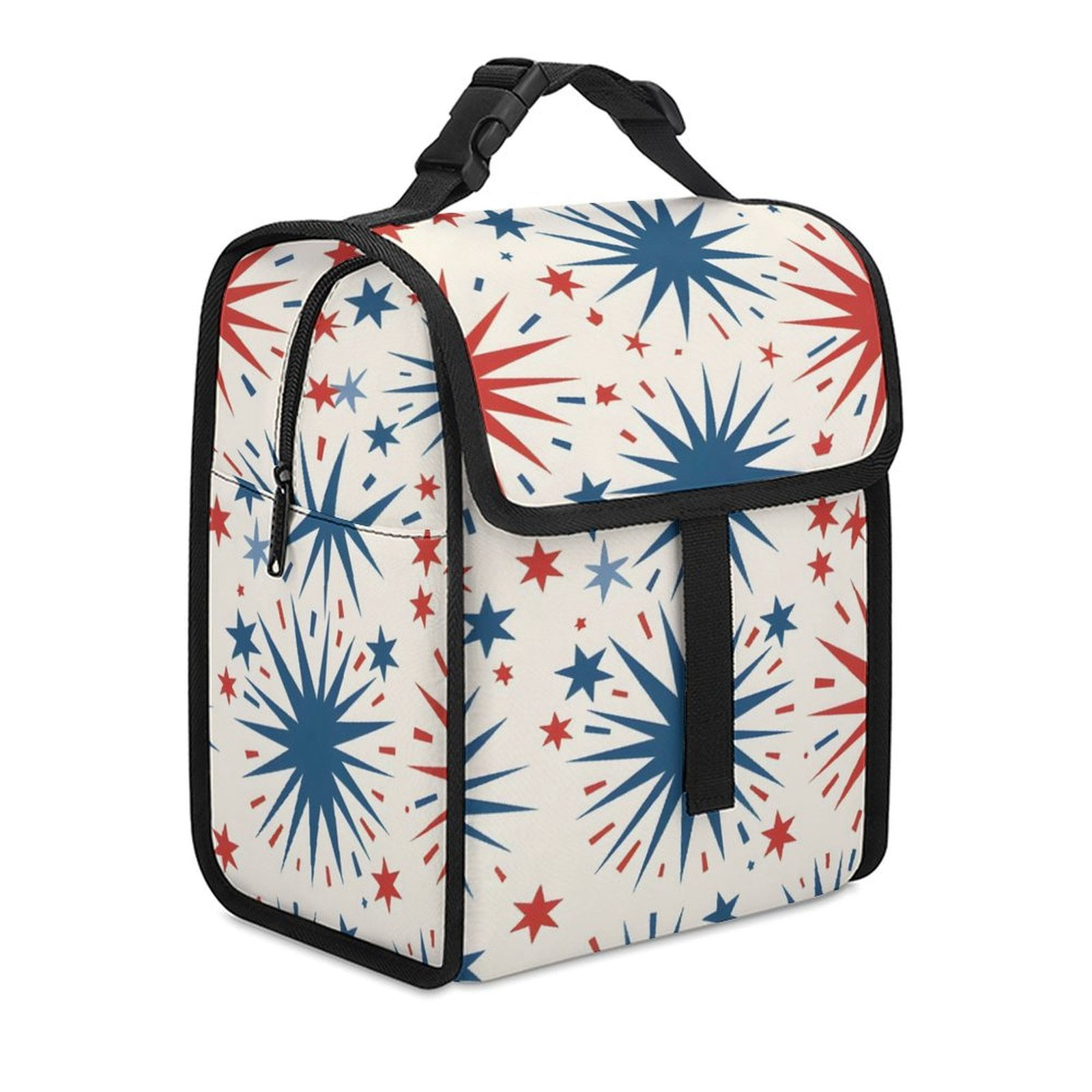 8.3×9.8in Insulated Lunch Bag Leak-Proof And Easy To Clean Zipper ...