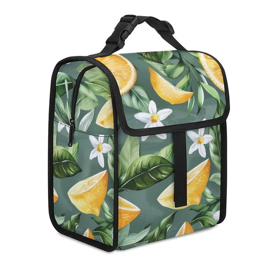 8.3×9.8in Insulated Lunch Bag Leak-Proof And Easy To Clean Zipper ...