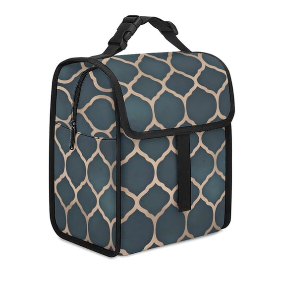 8.3×9.8in Insulated Lunch Bag Leak-Proof And Easy To Clean Zipper ...