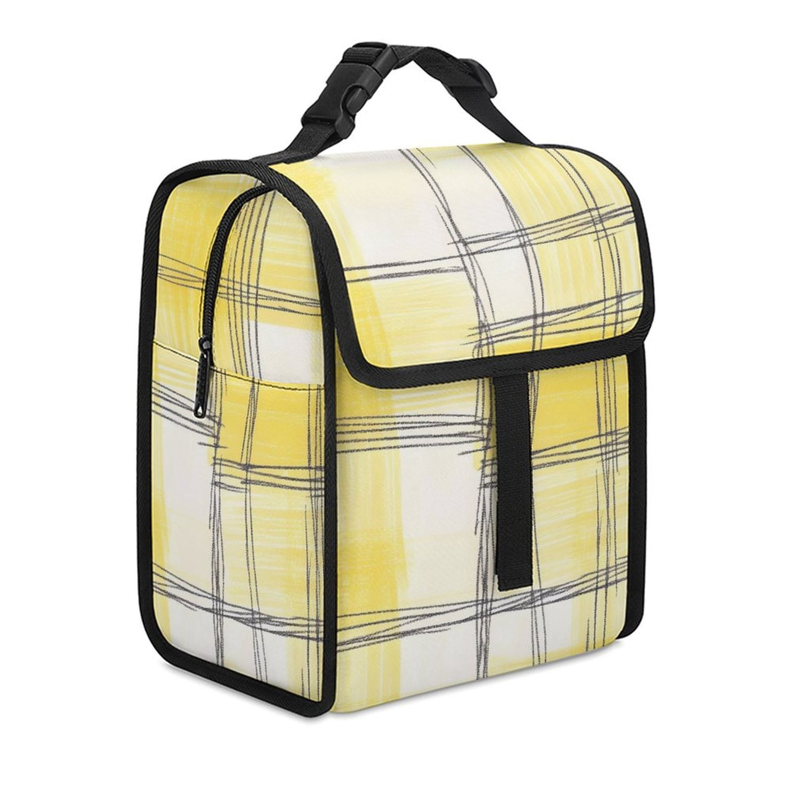 8.3×9.8in Insulated Lunch Bag Leak-Proof And Easy To Clean Zipper ...