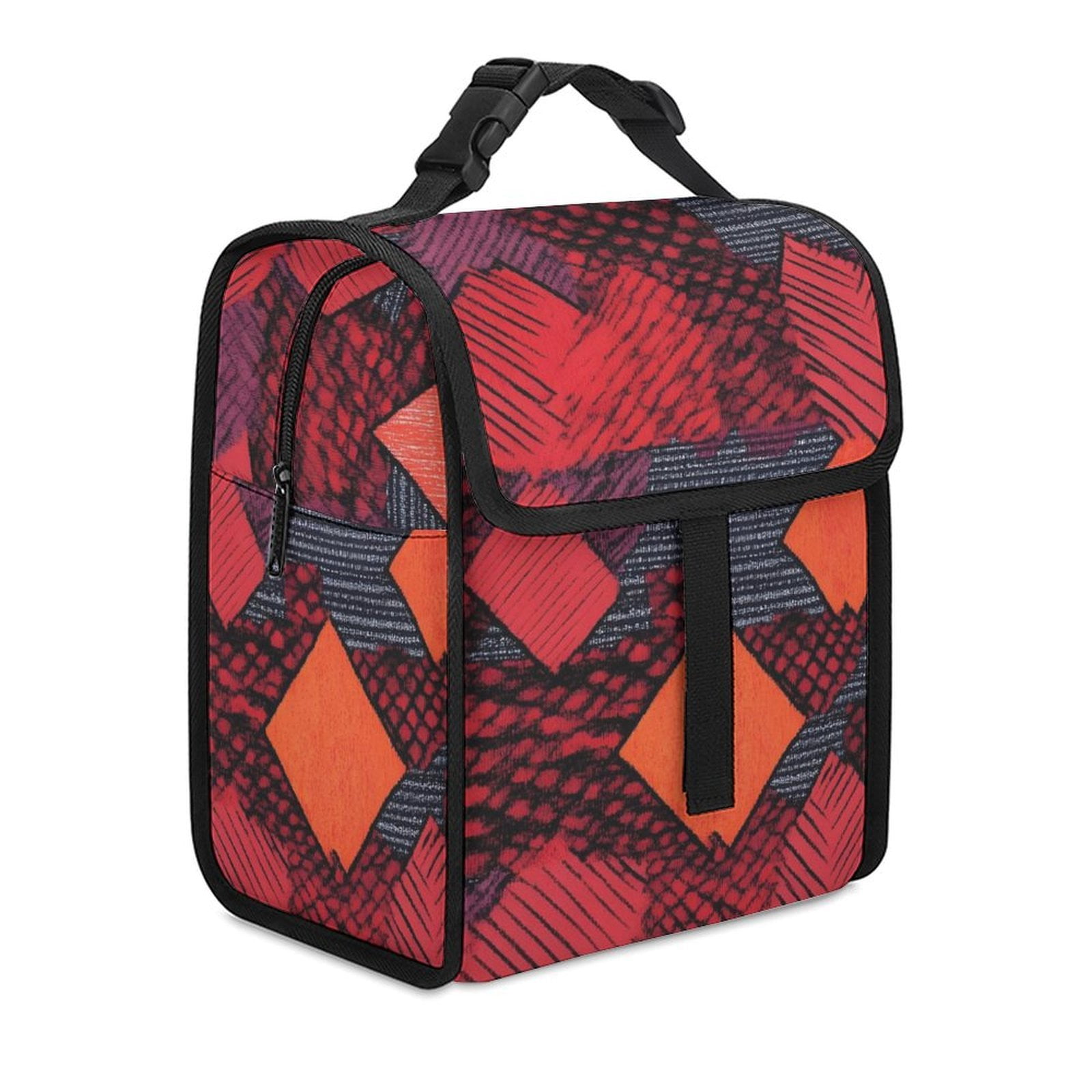 8.3×9.8in Insulated Lunch Bag Leak-Proof And Easy To Clean Zipper ...