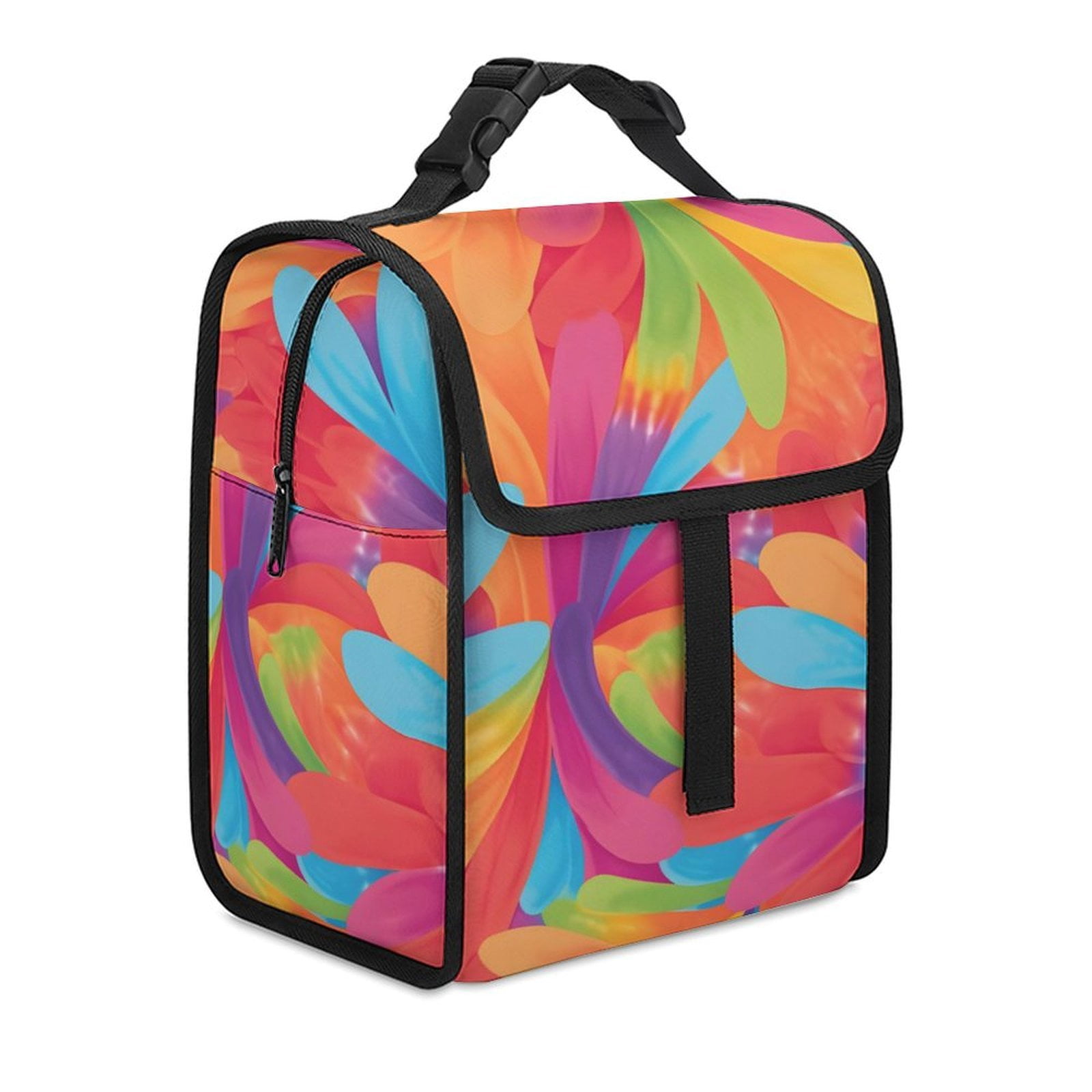 8.3×9.8in Insulated Lunch Bag Leak-Proof And Easy To Clean Zipper ...