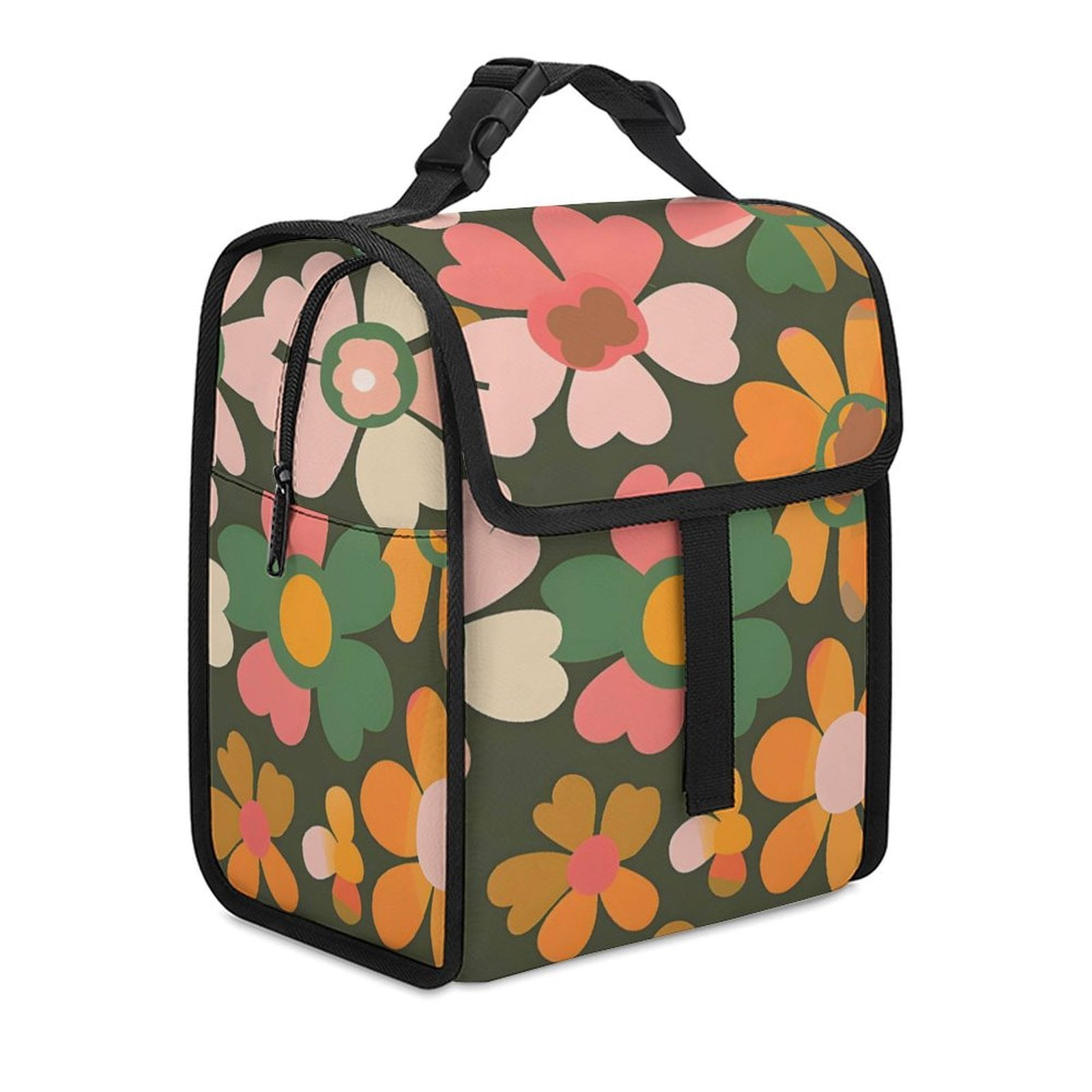 8.3×9.8in Insulated Lunch Bag Leak-Proof And Easy To Clean Zipper ...