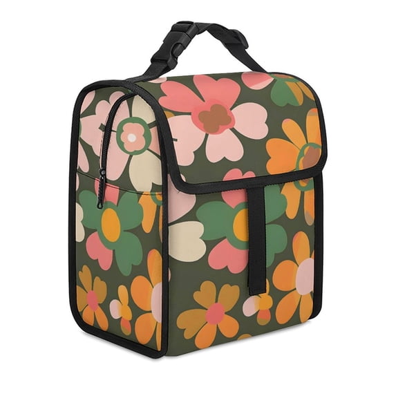 8.3×9.8in Insulated Lunch Bag Leak-Proof And Easy To Clean Zipper ...