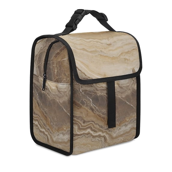 8.3×9.8in Insulated Lunch Bag Leak-Proof And Easy To Clean Zipper ...
