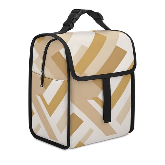 8.3×9.8in Insulated Lunch Bag Leak-Proof And Easy To Clean Zipper ...