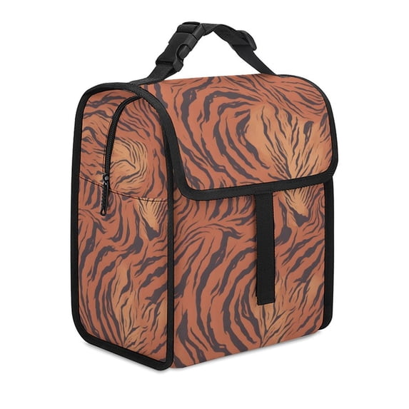 8.3×9.8in Insulated Lunch Bag Leak-Proof And Easy To Clean Zipper ...