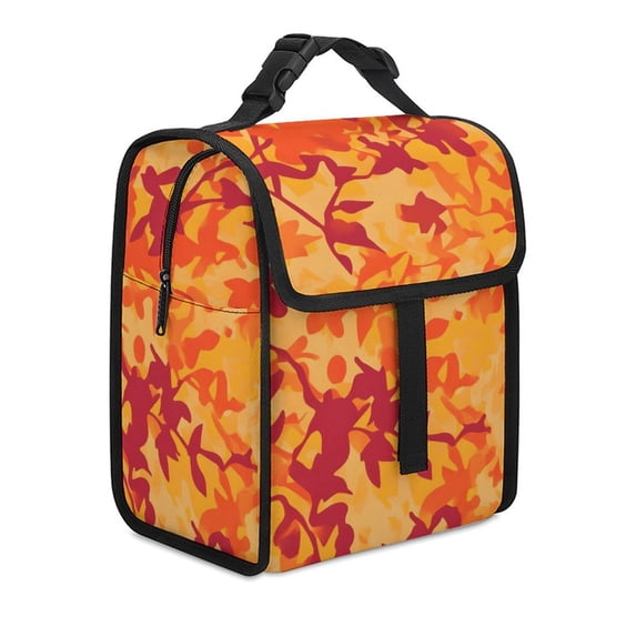 8.3×9.8in Insulated Lunch Bag Leak-Proof And Easy To Clean Zipper ...