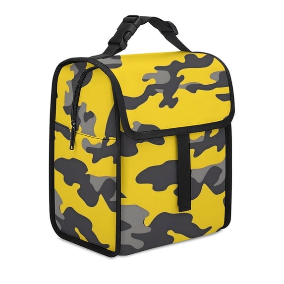 8.3×9.8in Insulated Lunch Bag Leak-Proof And Easy To Clean Zipper ...