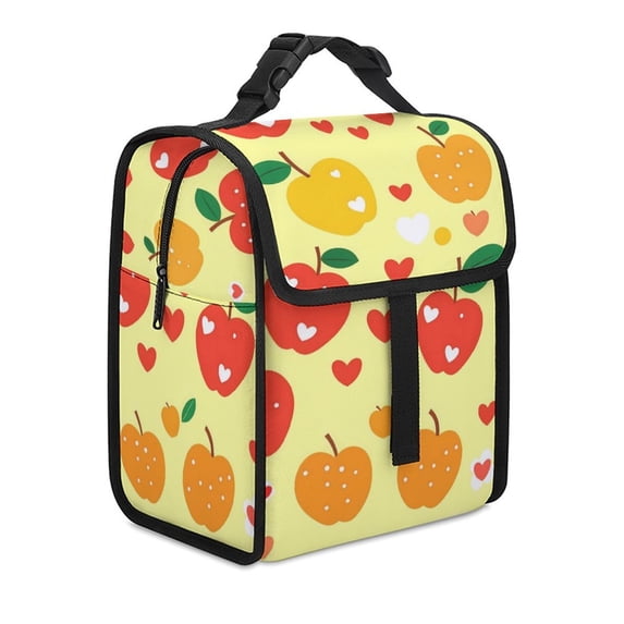 8.3×9.8in Insulated Lunch Bag Leak-Proof And Easy To Clean Zipper ...