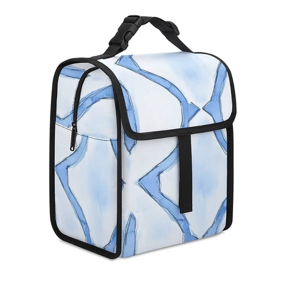 8.3×9.8in Insulated Lunch Bag Leak-Proof And Easy To Clean Zipper ...