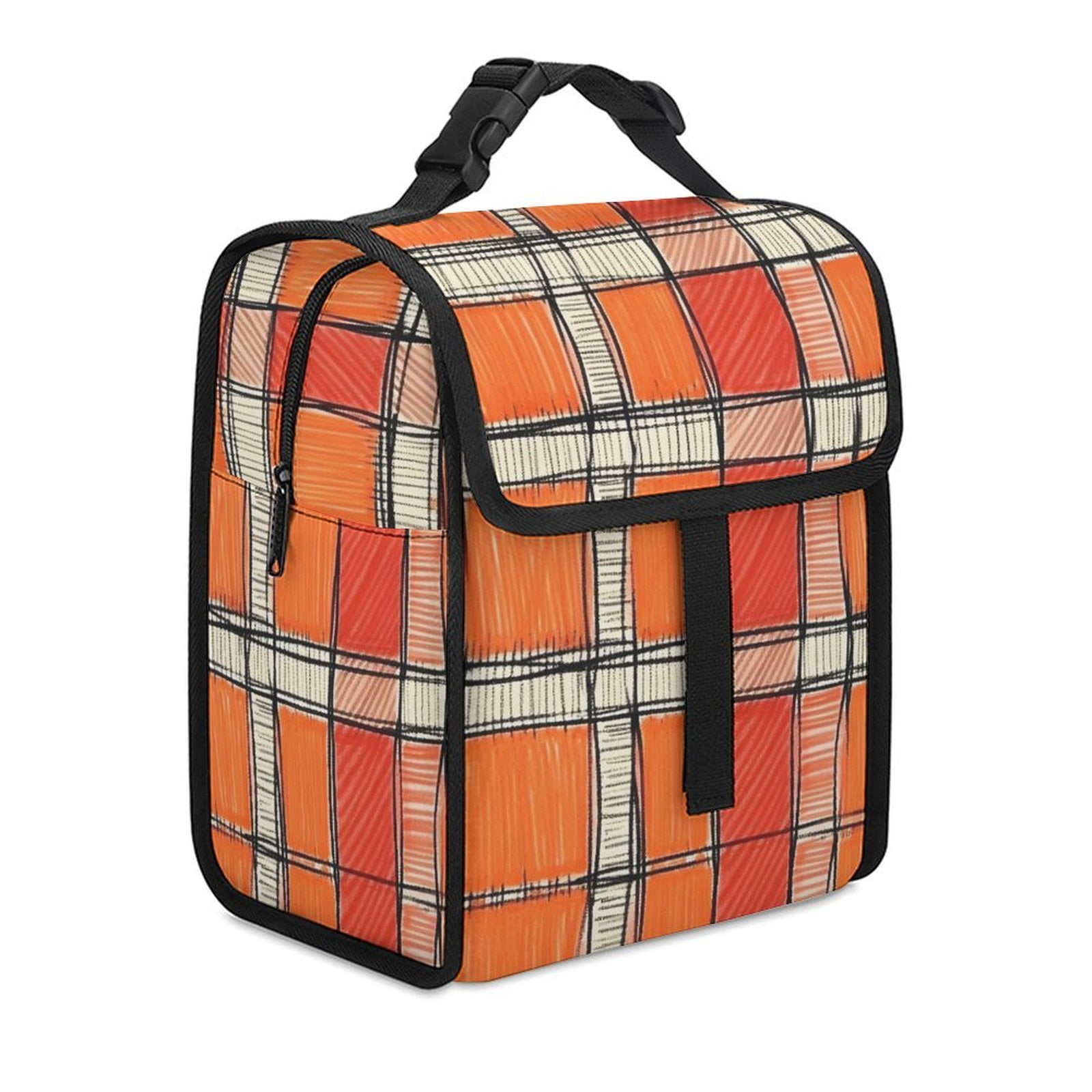 8.3×9.8in Insulated Lunch Bag Leak-Proof And Easy To Clean Zipper ...