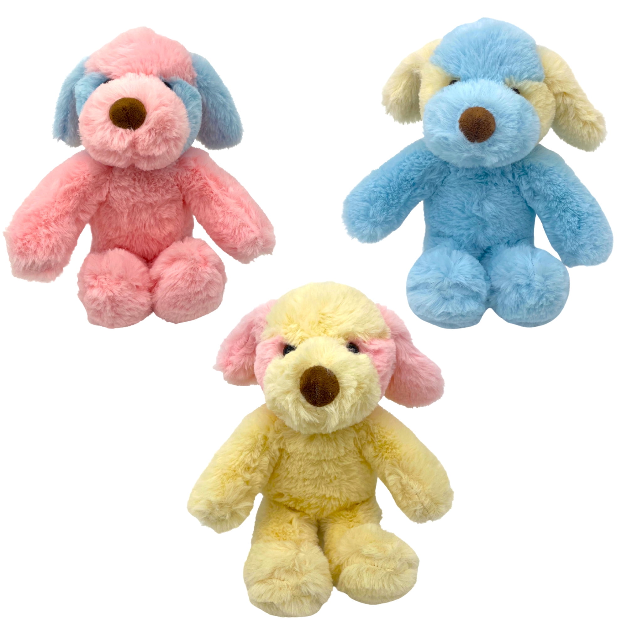 8.3" Floppy Plush Baby Dogs - Assorted Colors (Each) - Walmart.com
