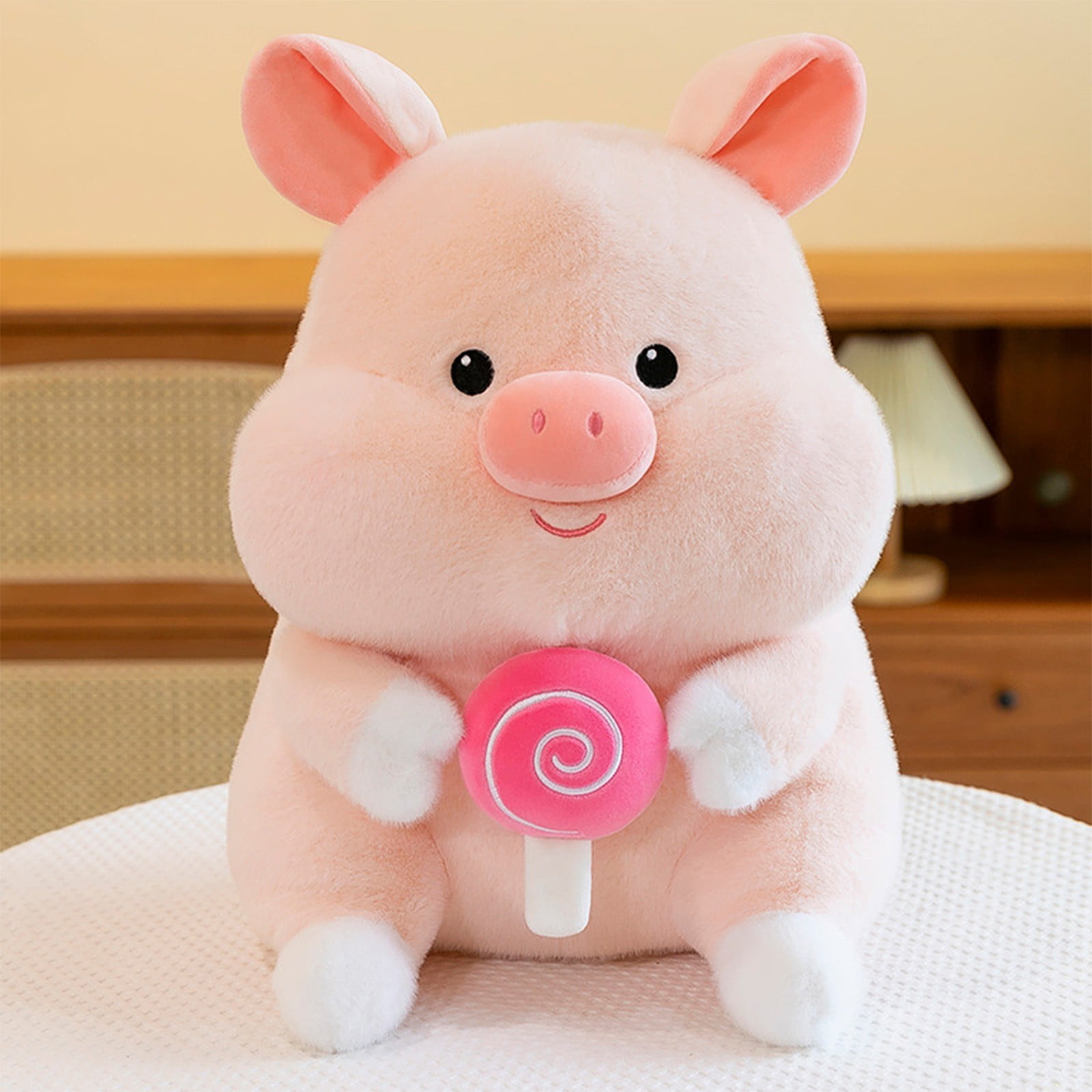 Soft Pig Plush Hugging Pillow,Cute Piggy Stuffed Animal Doll Toy Gifts ...